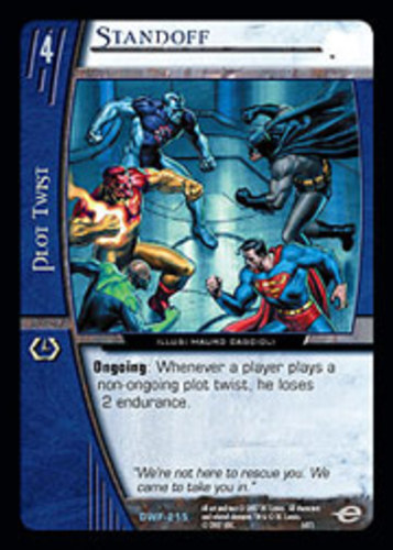 VS System: Standoff - Foil [Played] DC Worlds Finest TCG CCG Classic ...