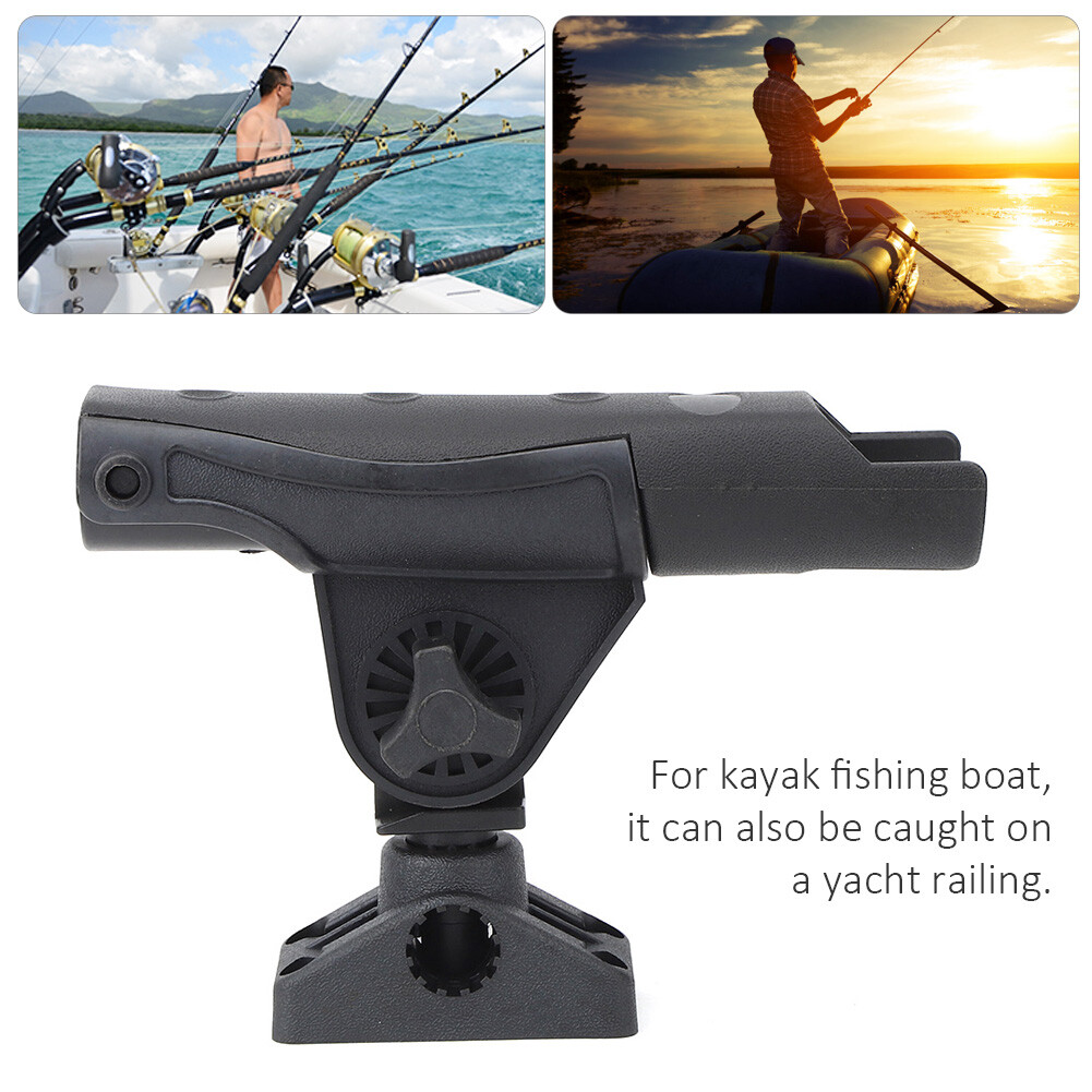 360 Degrees Fishing Rod Bracket Tool Canoeing Fishing Rod Base Fishing ...