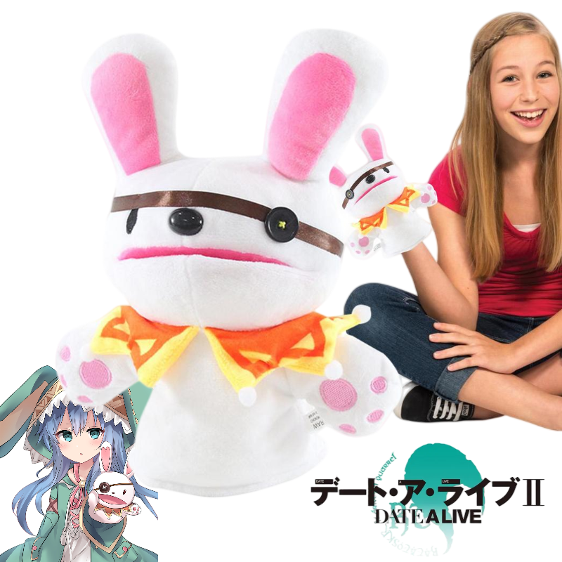 Soft And Cuddly Rabbit Hand Puppet From Date A Live Anime, Perfect Gift ...