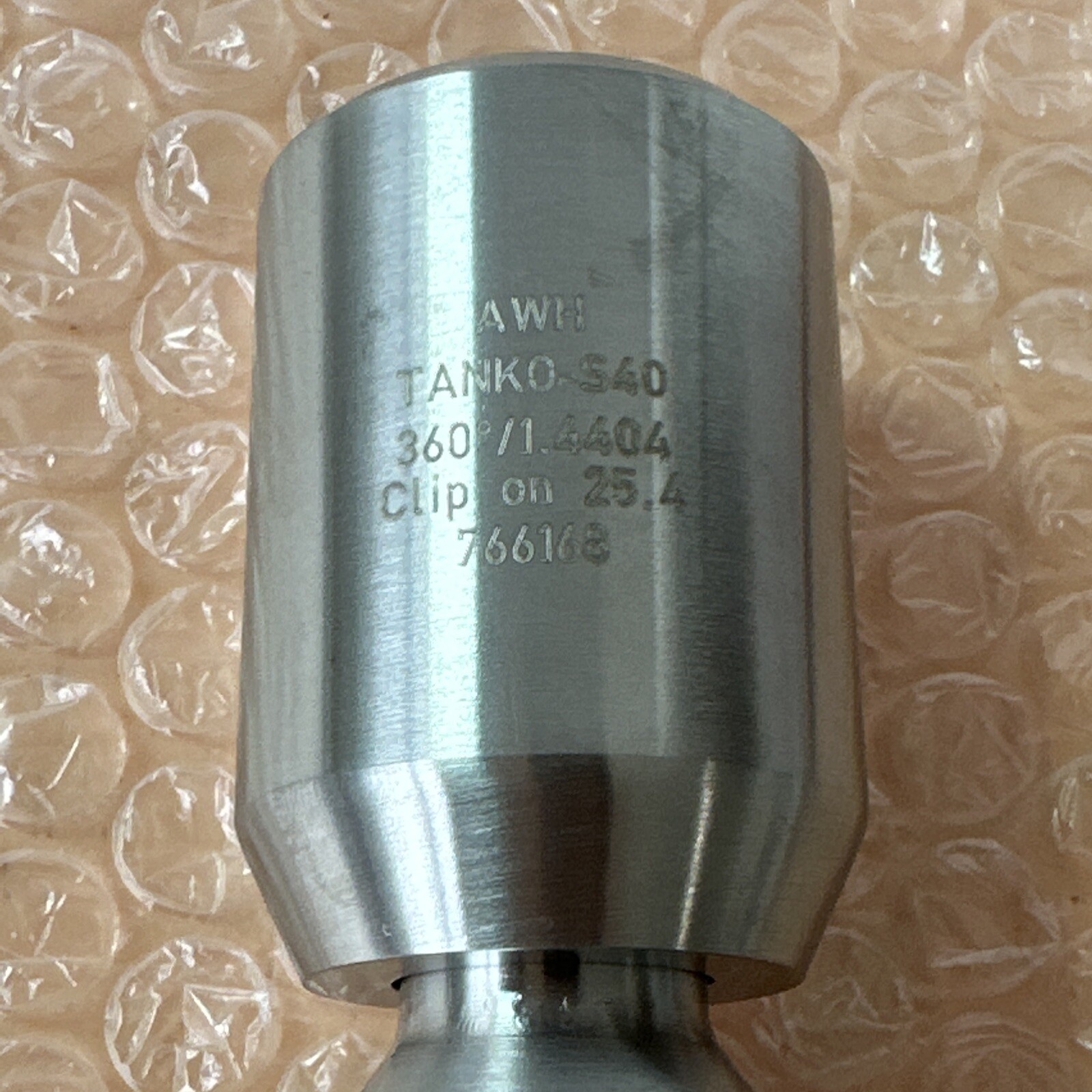 NEW- AWH Tanko-S40 S360° 1” Connection 1.4404 Mat Clip On 25.4 766168 ...