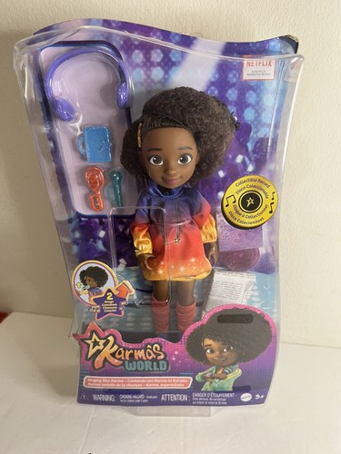 KARMA'S WORLD (Netflix) Singing Star KARMA Doll Figure - Mattel 2022 ...