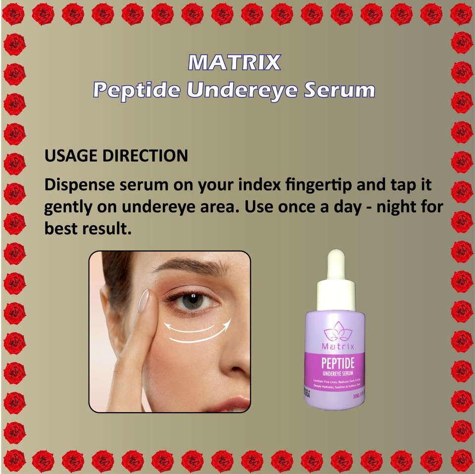 Matrix Peptide Undereye Serum – anti-aging, hydrates. Exp:9/2025 ...