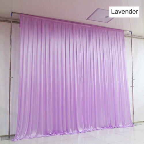 Lavender 3M x 3M Wedding Party Backdrop Drape Sheer Curtain Stage ...