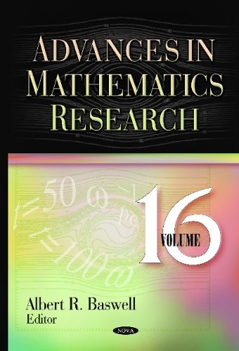 Albert R Baswell Advances in Mathematics Research (Relié) | eBay