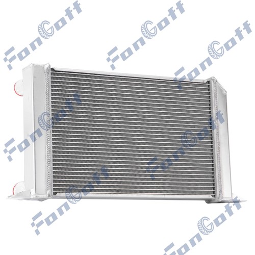 Aluminum 2-Row Radiator For VW Scirocco Pro Stock Style Drag Racing Use ...