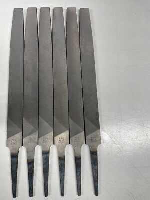 8" SECOND CUT FLAT FILE (6-PACK) FREE SHIPPING | eBay