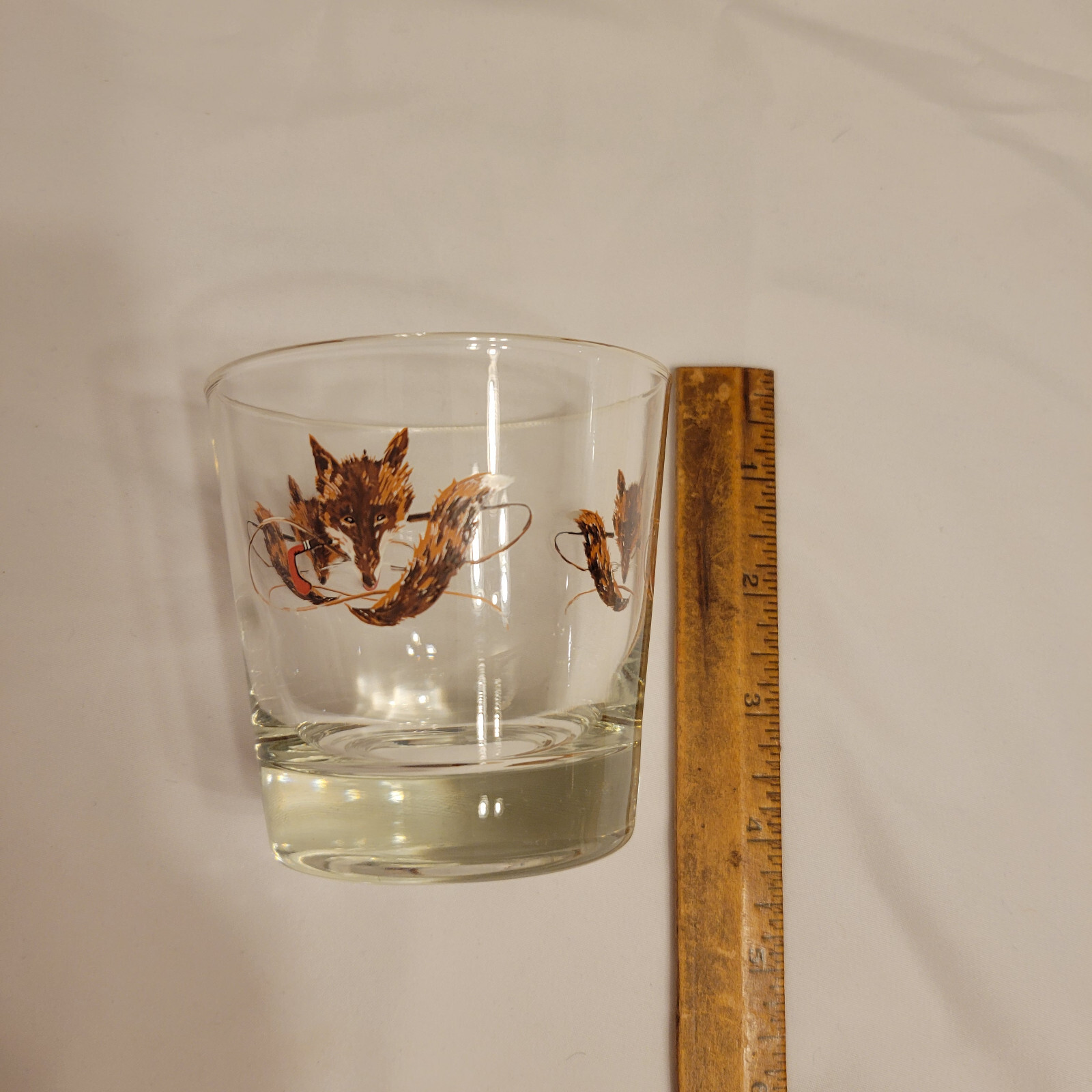 Vintage Set of 3 - Mid-Century Equestrian Fox Riding Crop Shot Glasses ...