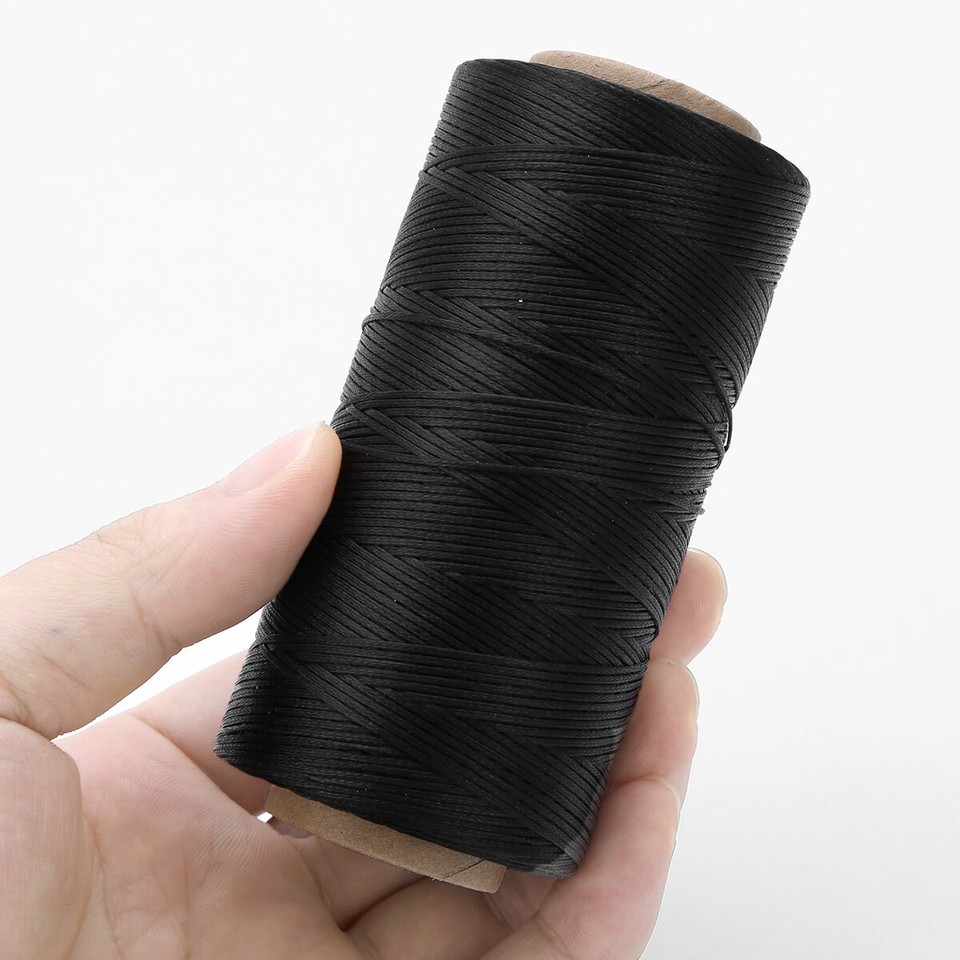 Heavy Duty Leather Sewing Waxed Thread Wax Cord String Hand Stitching ...