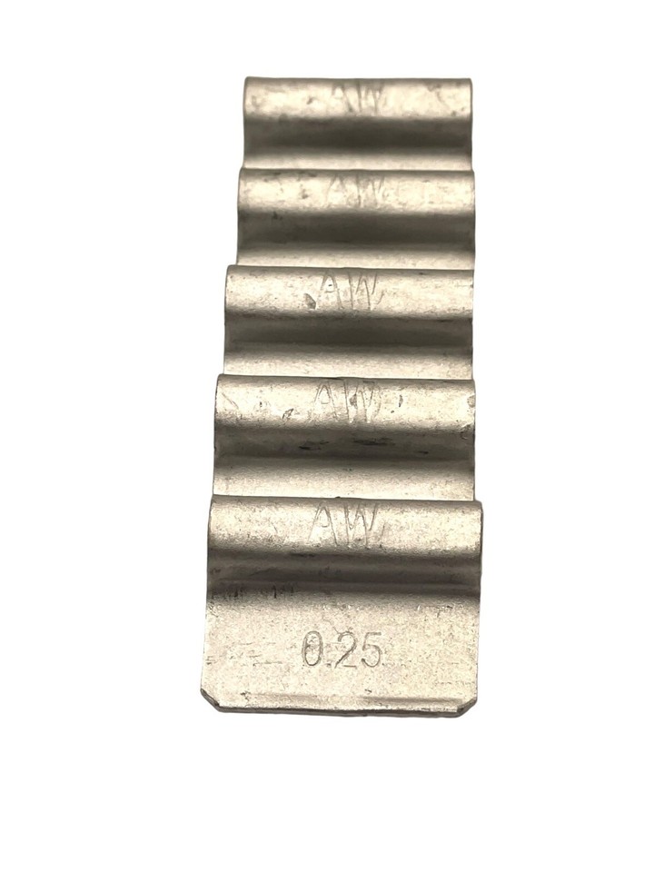 Wheel Balancing Wheel Weights AW Type Coated Clip On .25oz Box of 25 AW ...