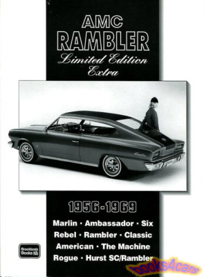 AMC RAMBLER BOOK BROOKLAND PORTFOLIO REBEL CLASSIC AMBASSADOR MARLIN ...