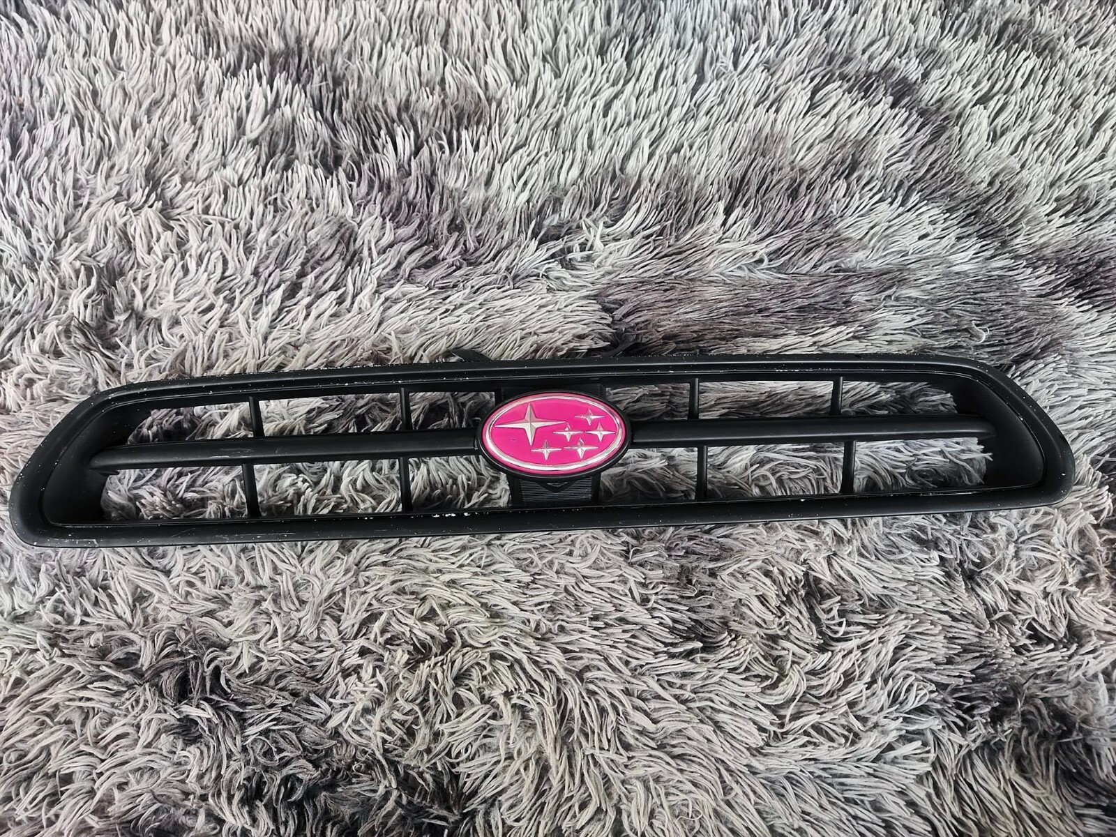 JDM SUBARU LEGACY STi B4/BH5/BE5 1999-00 Pink Logo Front Grill OEM. | eBay