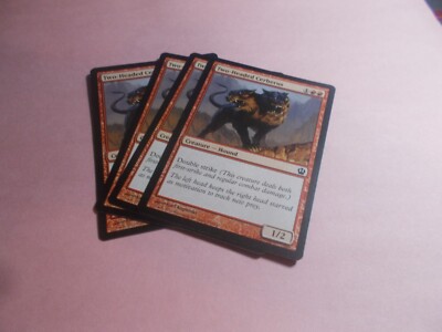 Two-Headed Cerberus x4 MTG Theros Red Common Creature NM | eBay