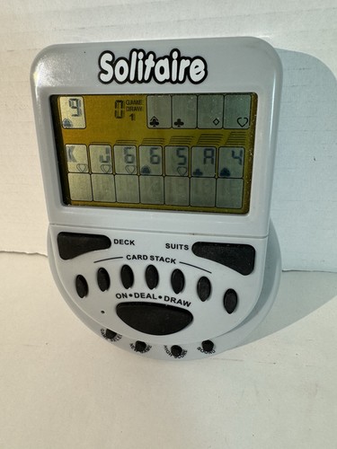 SOLITAIRE Mega Screen Electronic Handheld Game Classic Arcade Tested ...