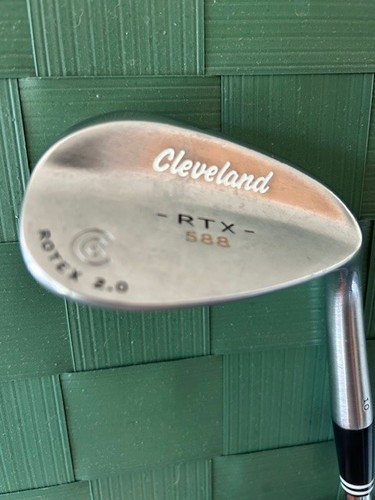 Used Cleveland RTX 588 Rotex 2.0 - 50* Wedge w/Medium Bounce - Chrome ...