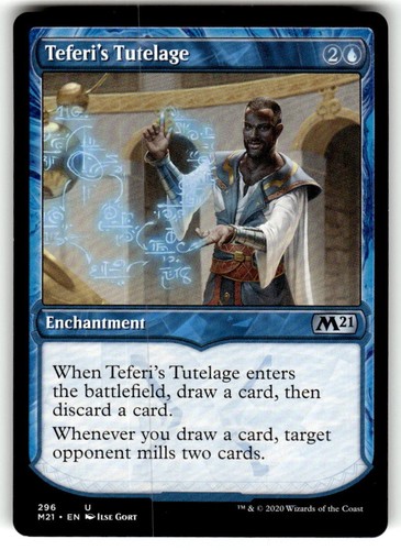 Teferi's Tutelage (Showcase) Core Set 2021 Regular MTG | eBay