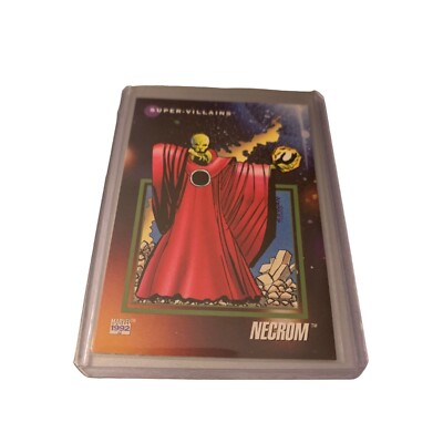 Marvel 1992 - Necrom #113 - Impel Marvel Universe Series 3 Trading Card ...