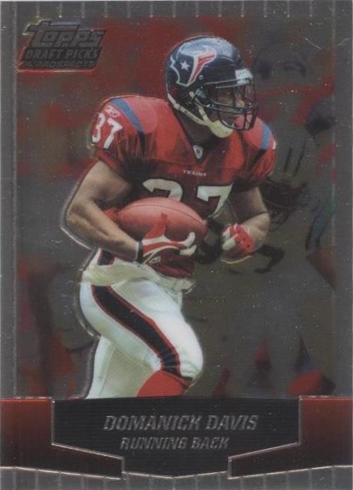 2004 Topps Draft Picks & Prospects - Domanick Davis #100 Chrome for ...