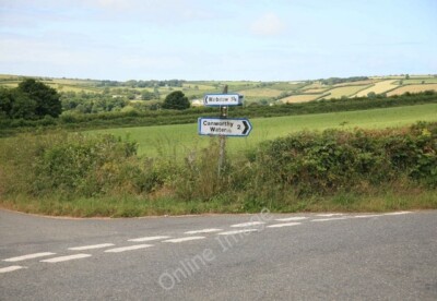 Photo 6x4 Minor Road Junction at Splatt Splatt/SX2288 c2010 | eBay UK
