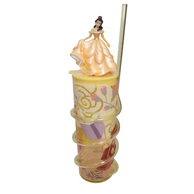 Disney Parks Belle Sipper Cup With Straw Beauty and the Beast Princess ...