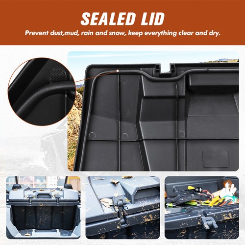 73QT Rear Cargo Storage Box For 2020-2025 Polaris RZR PRO XP/4 RZR Pro ...