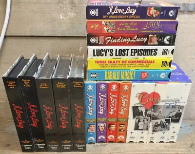 Lot Of 25 I Love Lucy VHS Tapes VCR Columbia House CBS Video Movies ...