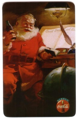 10m ' Sans Logo ' Coke: Santa À Bureau Avec List Of Good Enfants ...