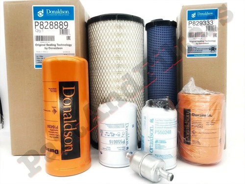 P&F Filter Kit for Case 580 Super M (Turbo) Loader Backhoes Engine ...
