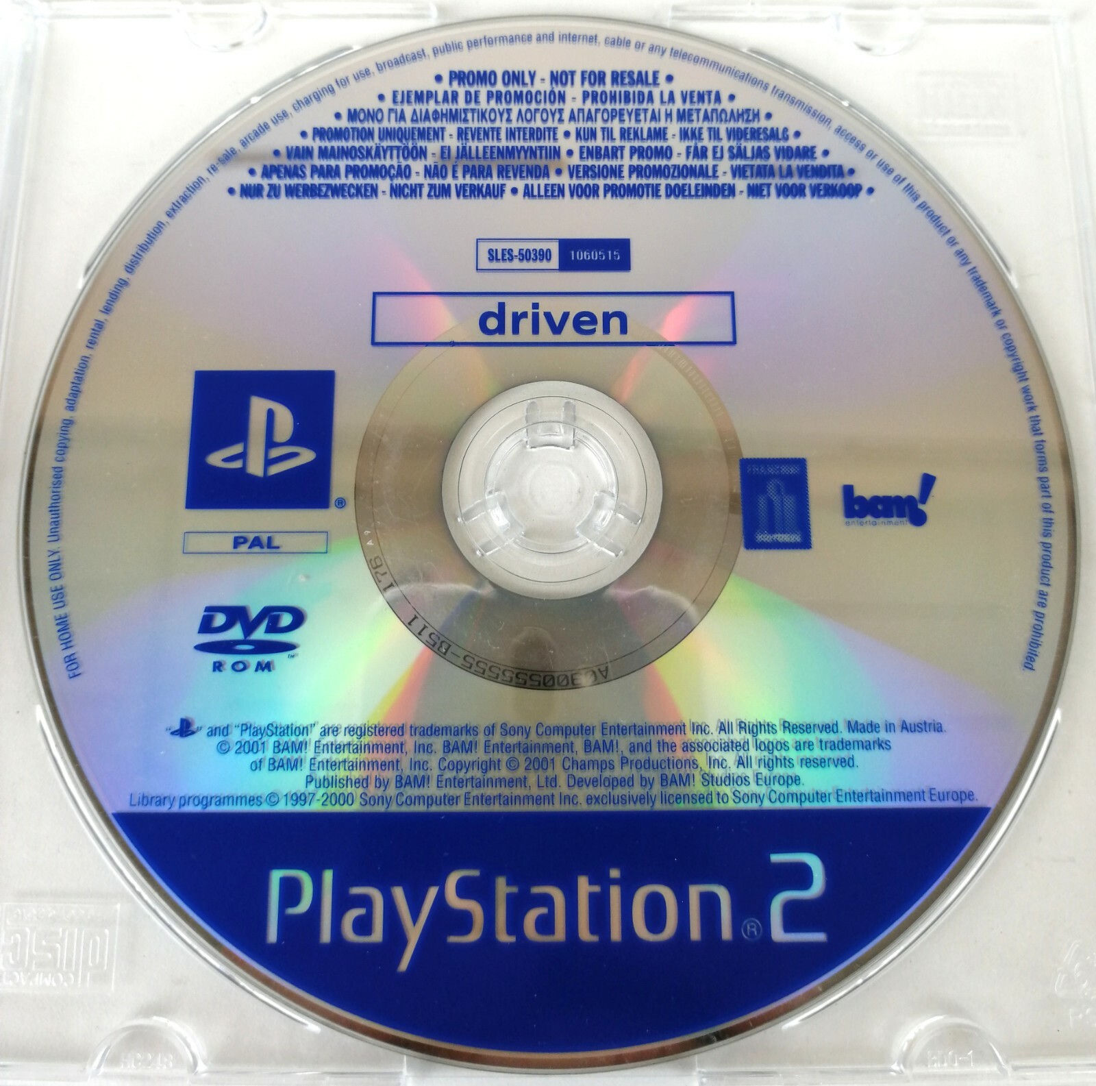 Driven PlayStation 2 PAL - Prix - Photo - Présentation