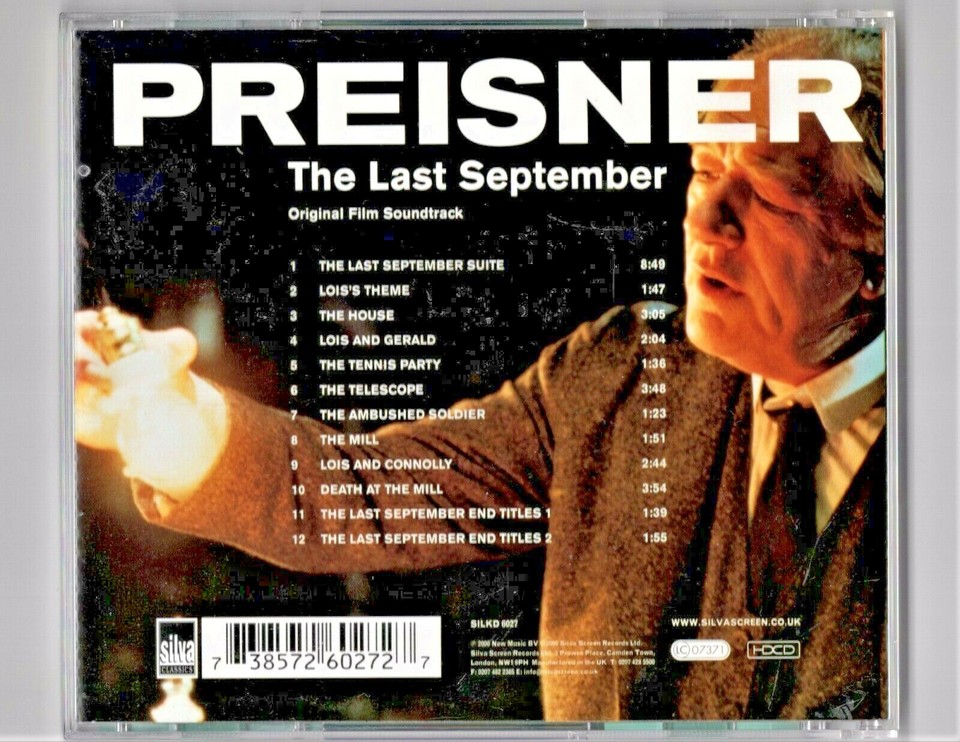 THE LAST SEPTEMBER (Original Soundtrack CD) 738572602727| eBay
