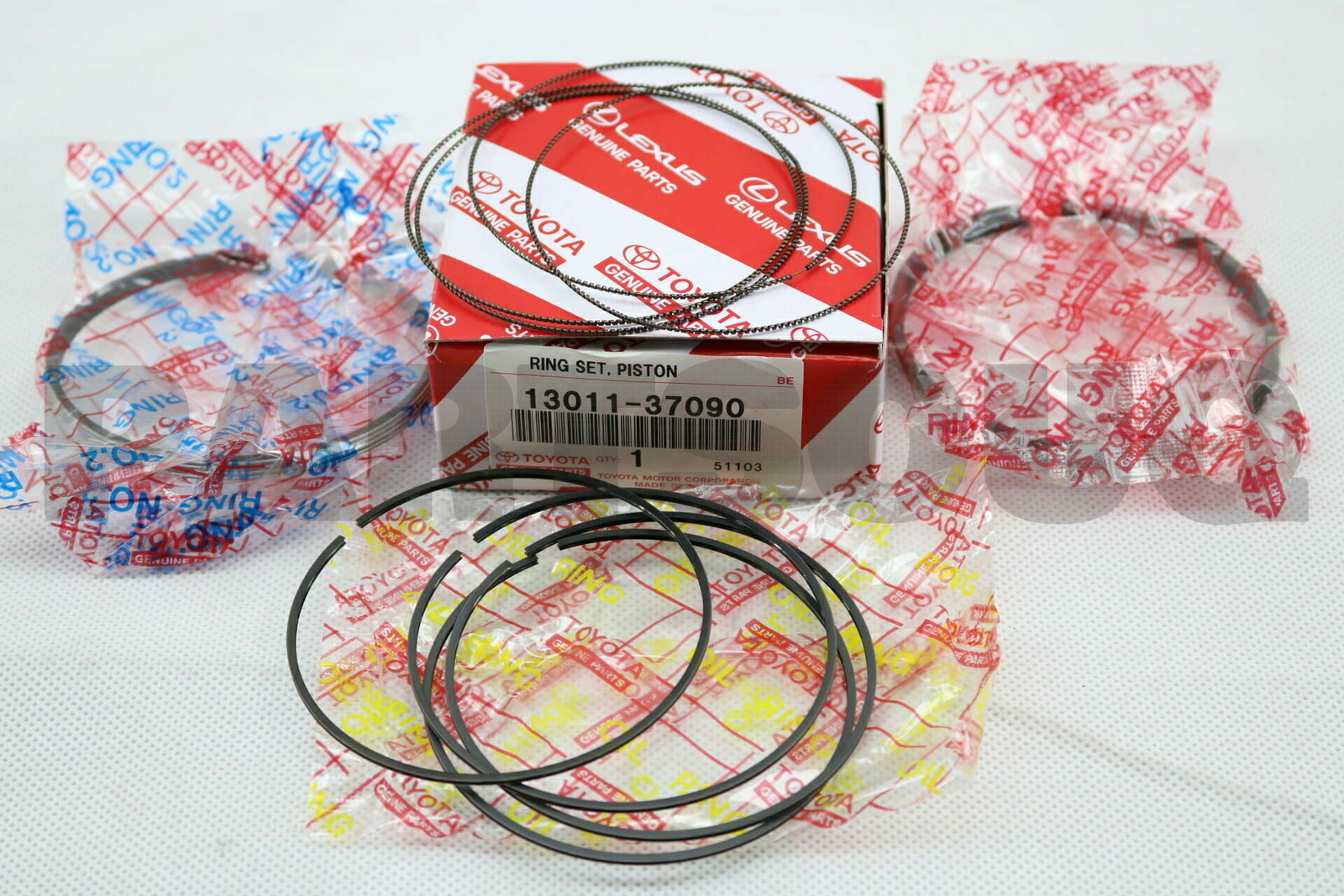 1301137090 Genuine Toyota RING SET, PISTON 13011-37090 | eBay