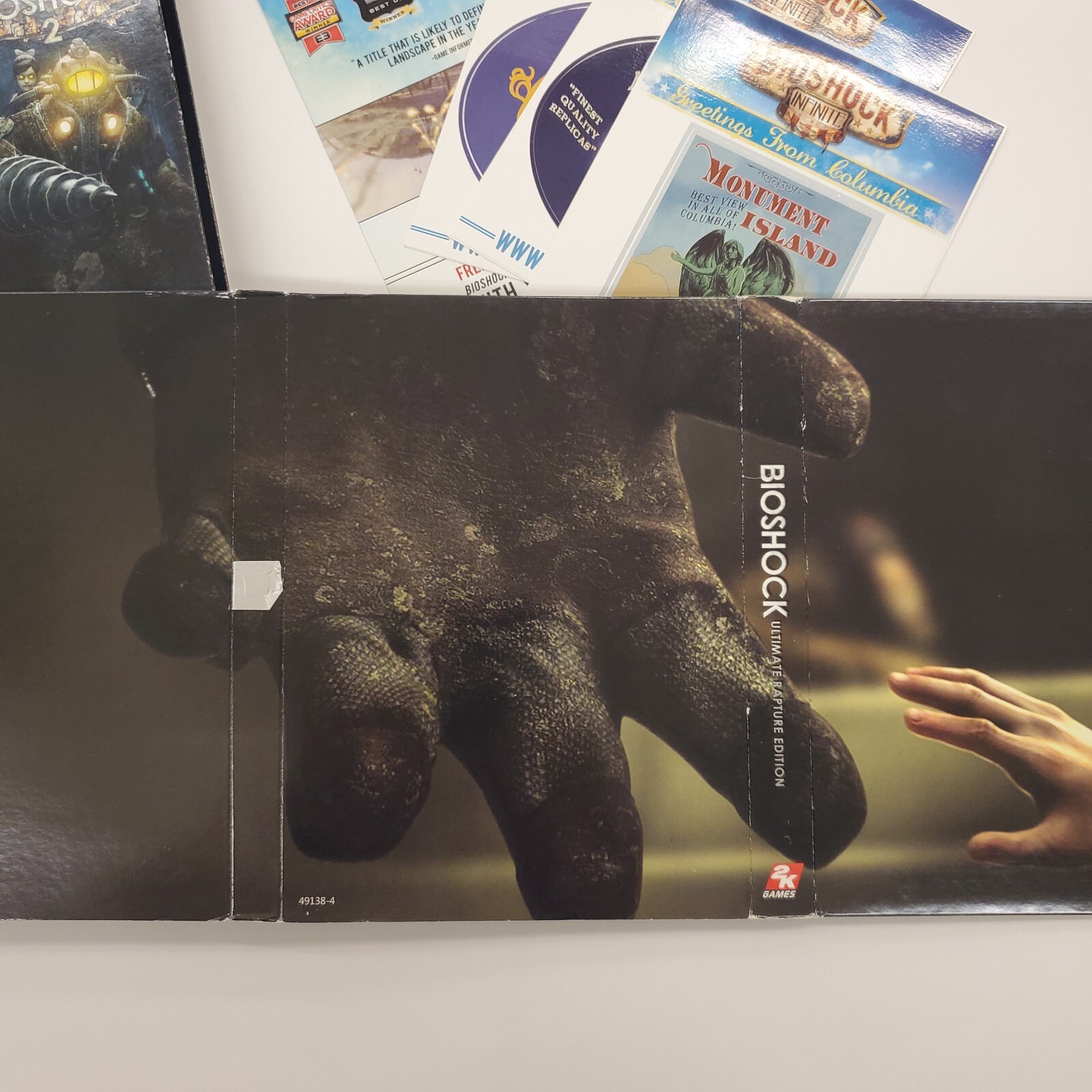 Bioshock Ultimate Rapture Edition Xbox 360 4 Discs Original Sticker ...