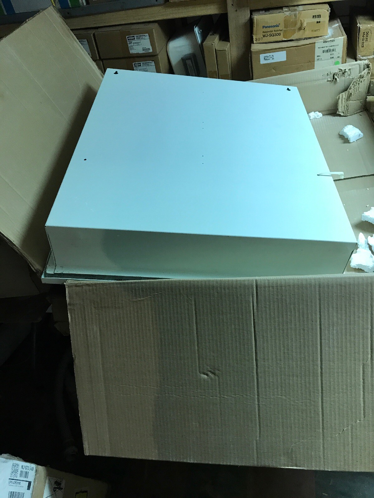Edwards EST LSS4/36 Cabinet/ wall mount box (it a Has Few Scrapes ...