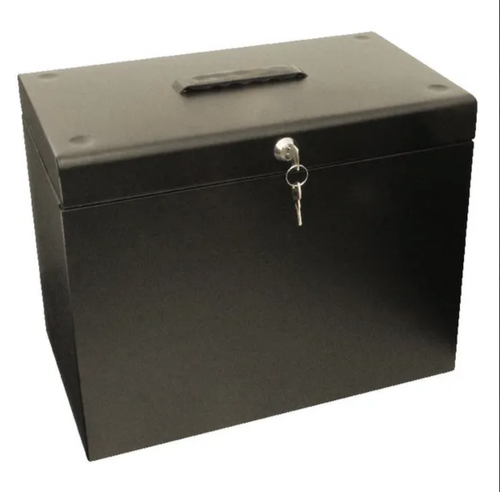 Cathedral SG33100 A4 Metal Filing Box - Black for sale online | eBay UK