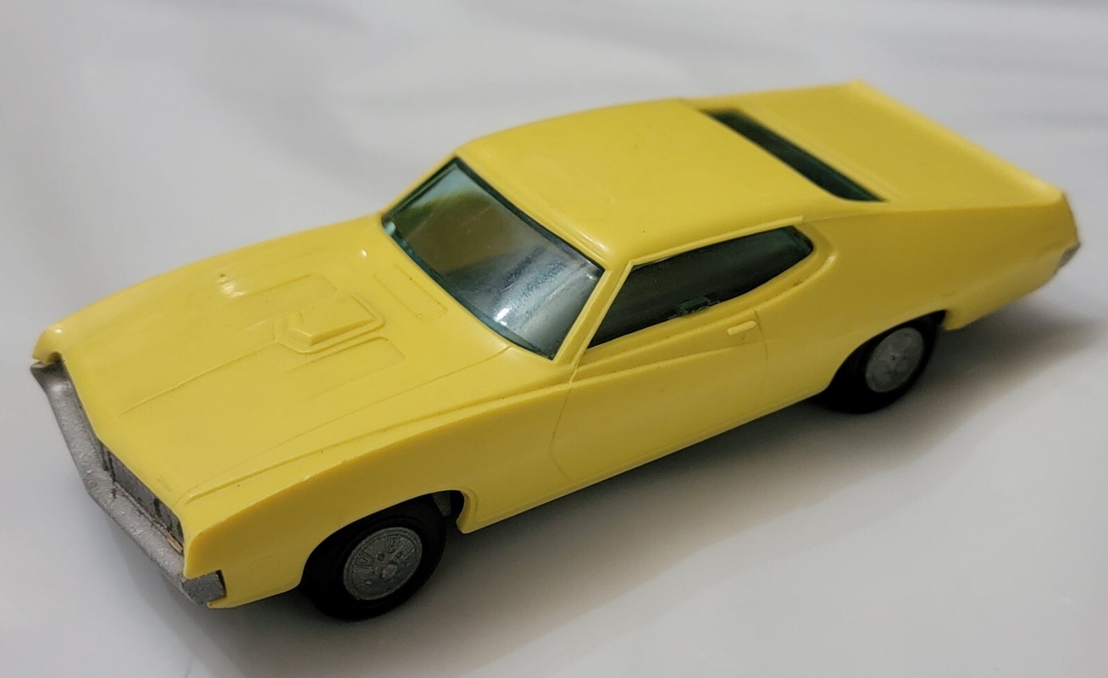Vintage Funmate Go Cars Yellow Ford Torino Plastic Car Model, Procter ...