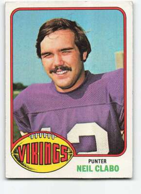 1976 Topps #46 Neil Clabo EX Excellent Vikings 116174 | eBay