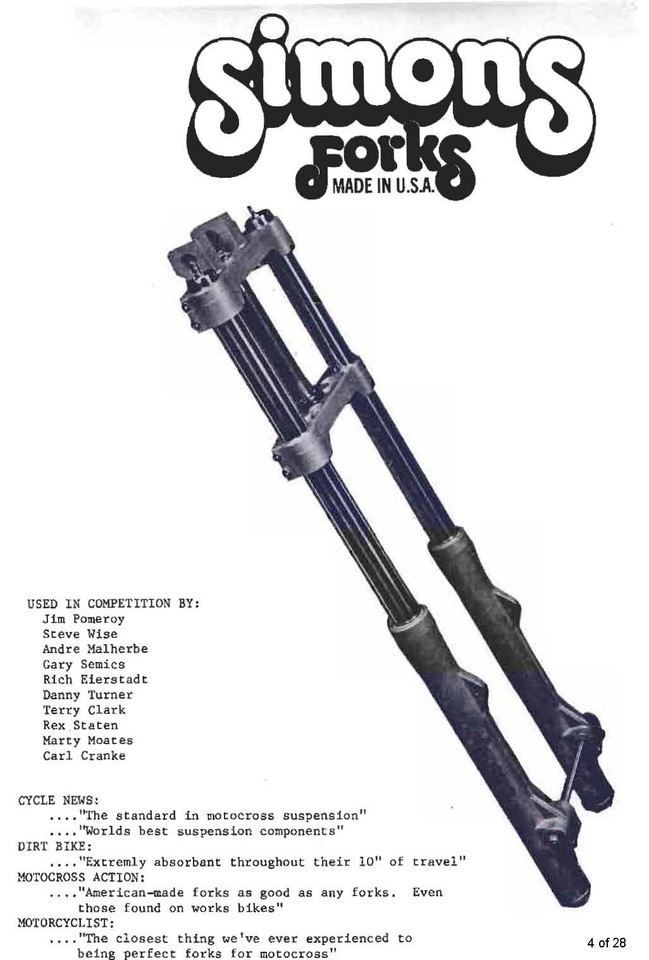 SIMONS FORK OWNERS MANUAL COPY | eBay