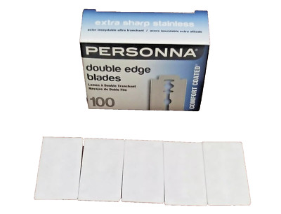 5 PERSONNA Lab Platinum Chrome Stainless DE Razor Blades made in USA | eBay