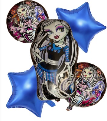Monster High Party Supplies Skullete Badge and Frankie Stein Birthday ...
