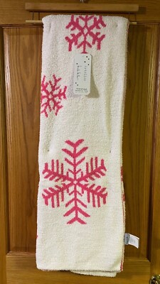 Pink Snowflake Throw Blanket Nicole Miller New Viral on TikTok 50 x ...
