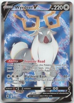 Wyrdeer V 180/189 SWSH10: Astral Radiance Pokemon Card NM | eBay