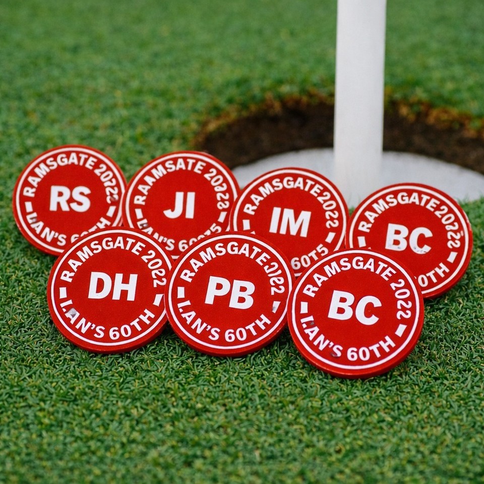 Personalised Golf Ball Marker , Club , Members , Society , Tee , Tag ...