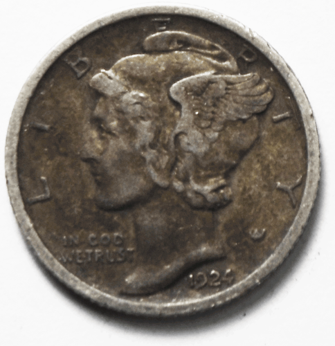 1924 Mercury Silver Dime Rare Ten Cents Philadelphia | eBay