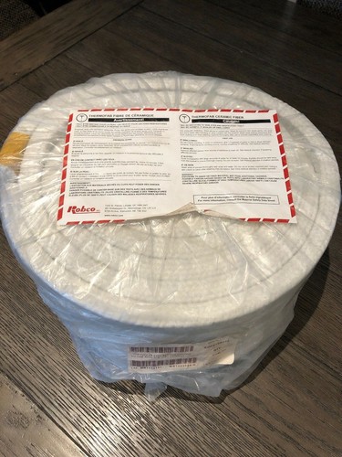 ROBCO THERMOFAB #275 BRAIDED CERAMIC SQUARE ROPE 3/4" HIGH HEAT GASKET ...