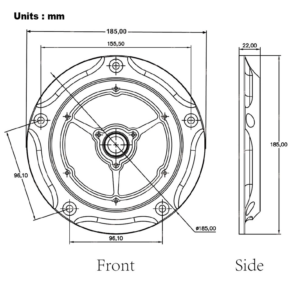 CNC clarity Derby Engine Cover For Harley Touring Dyna Softail Heritage ...