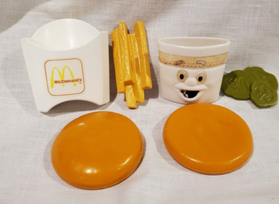 McDonald’s Play Food Happy Meal Replacement Fries, Bun, Pickles Fry ...