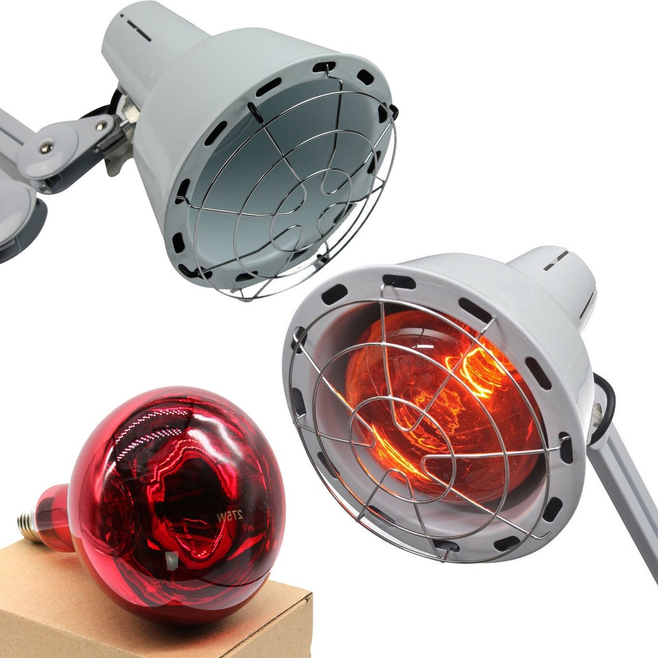 275W Infrared Therapy Heat Lamp Health Body Pain Relief Physiotherapy ...
