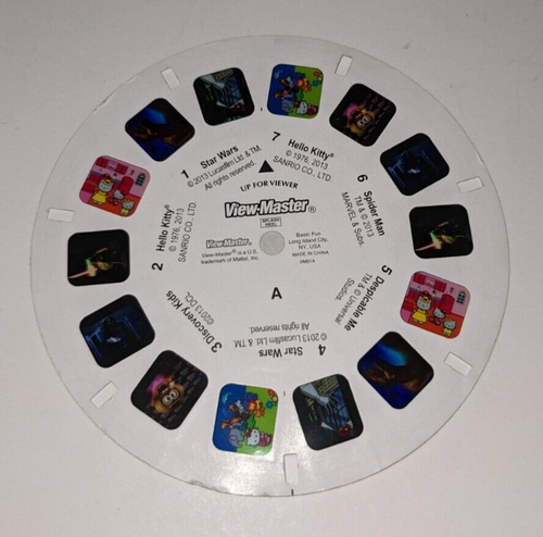 View-Master Reel Mattel Splash Reel Sample Preview TV Shows Cartoons ...