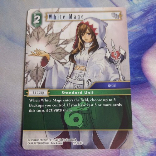 Final Fantasy TCG Opus XII White Mage 12-043C | eBay