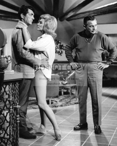 DEAN MARTIN AND NANCY KOVACK ON THE SET OF "THE SILENCERS" - 8X10 PHOTO ...
