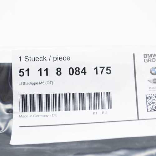 NEW BMW M5 F90 5 FRONT BUMPER LEFT PRESSURE LIP 51118084175 ORIGINAL | eBay